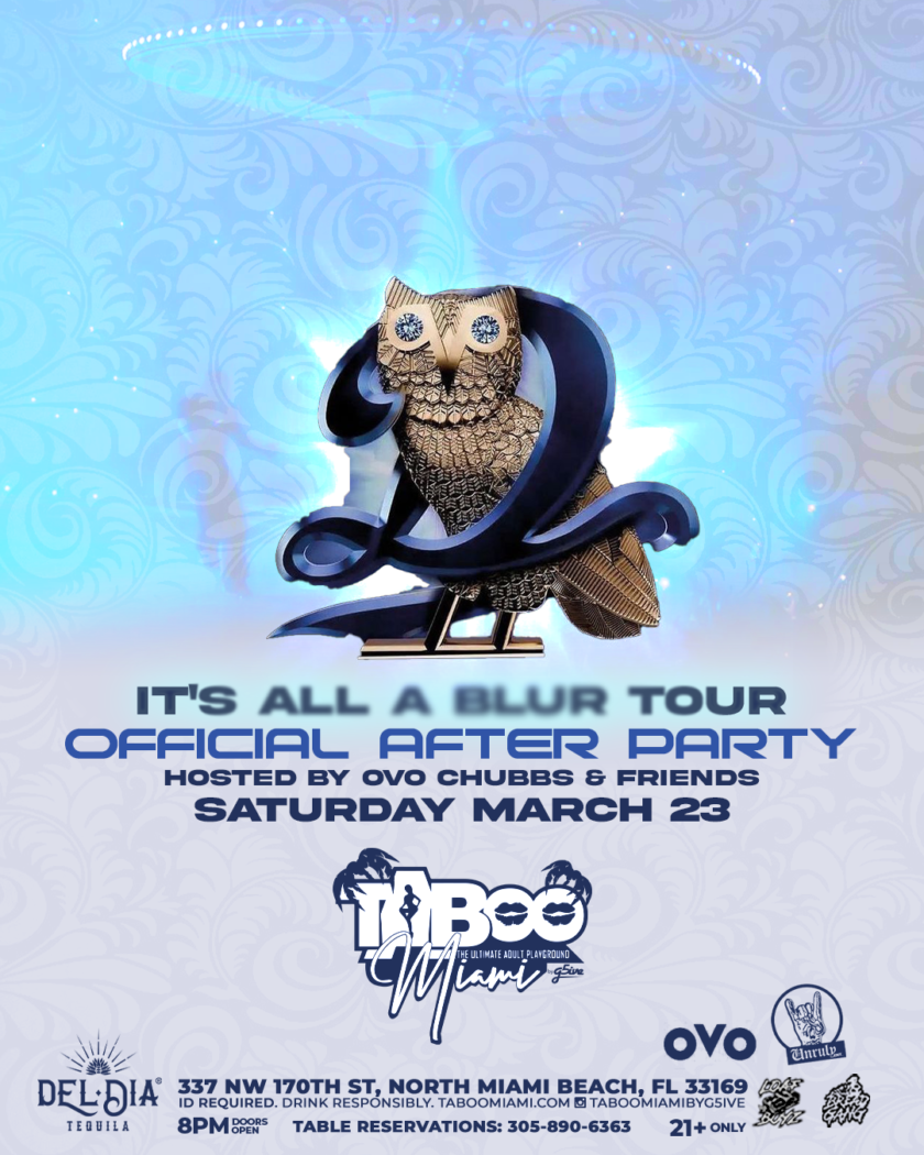 It’s All A Blur Tour Official After Party – Taboo Miami by g5ive
